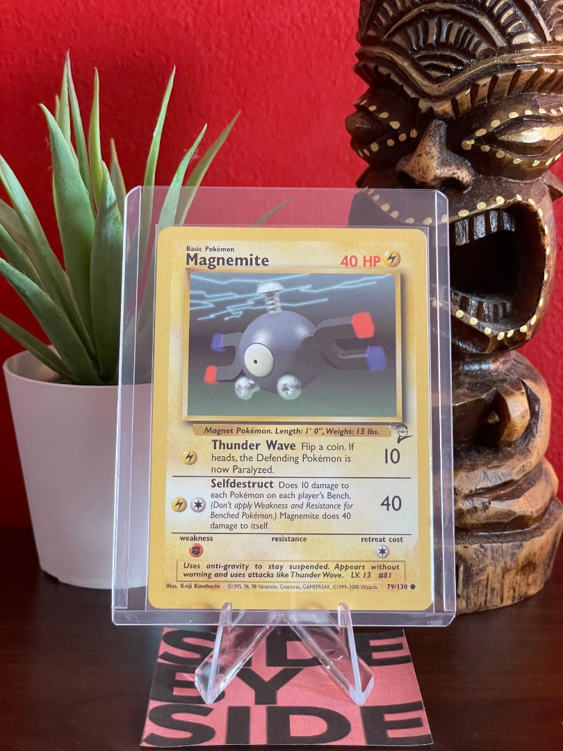 Vintage Pokemon TCG - Magnemite (Base Set 2, #79/130), Hobbies & Toys ...