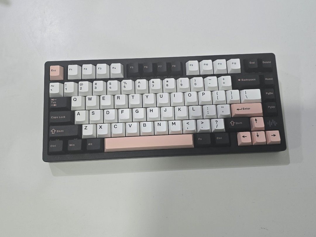 WAVE75 75% Aluminum Mechanical Keyboard VIA (Black - Spray coated ...