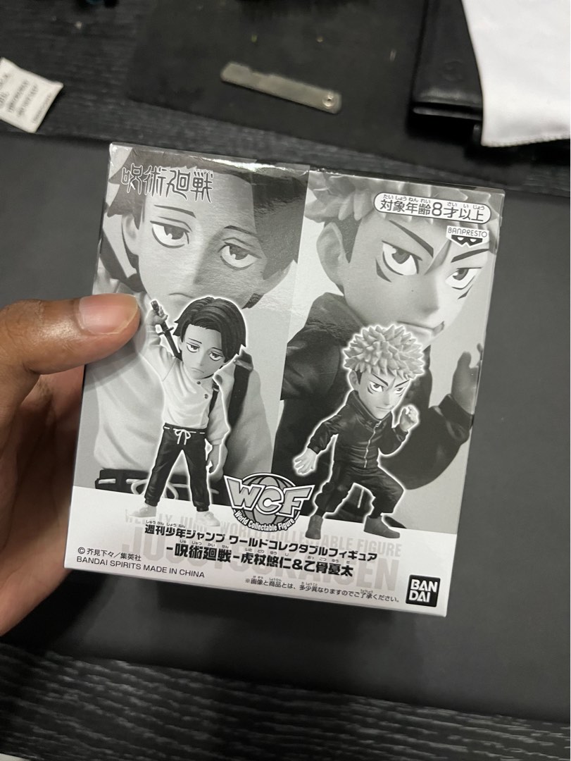 WCF Jump Bandai Jujutsu Kaisen Yuta Okkotsu & Yuji Itadori Figures ...
