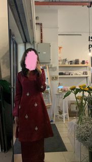 BAJU KURUNG ICAHFA, Women's Fashion, Muslimah Fashion, Baju Kurung ...