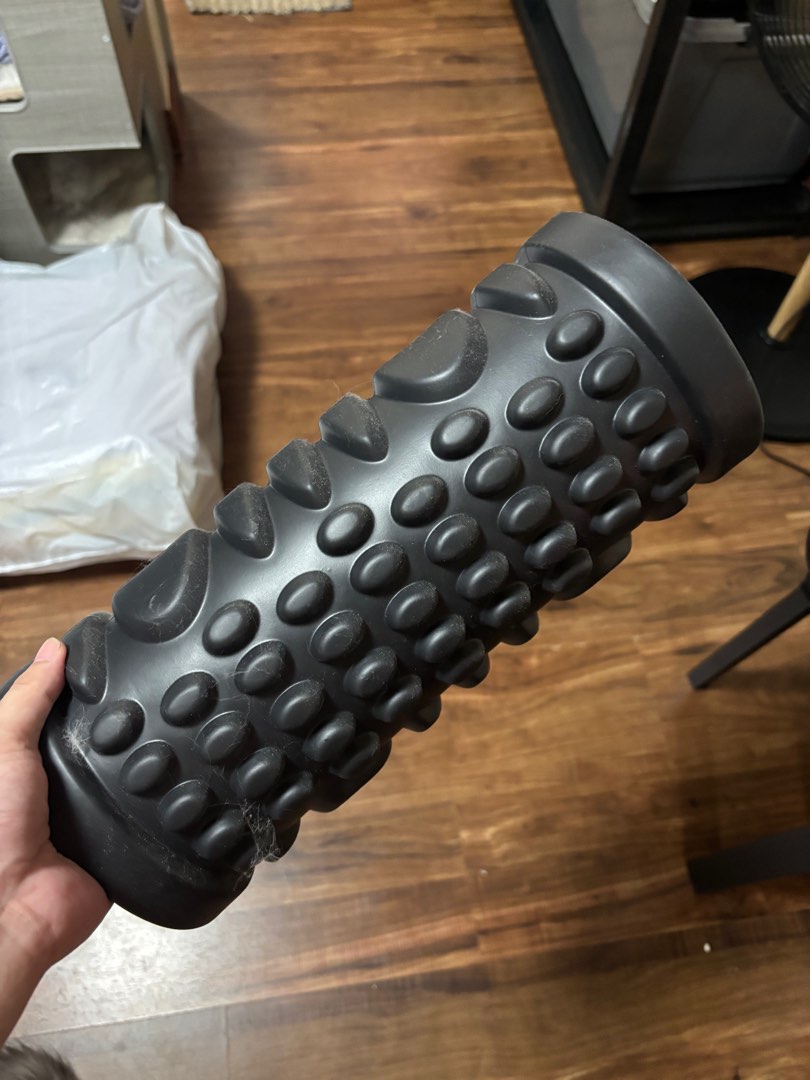 Yoga column fitness exercise foam roller block gym massage, Sports ...