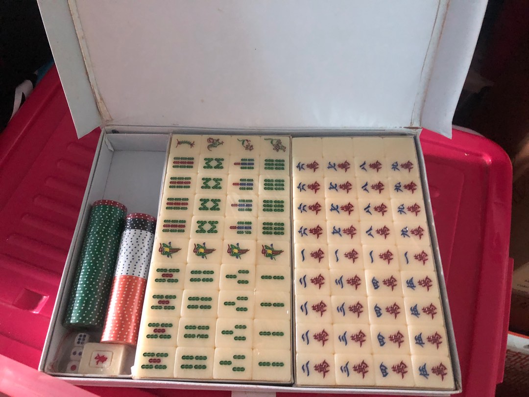 1 new set and 1 used set mahjong for sale, Hobbies & Toys, Toys & Games ...