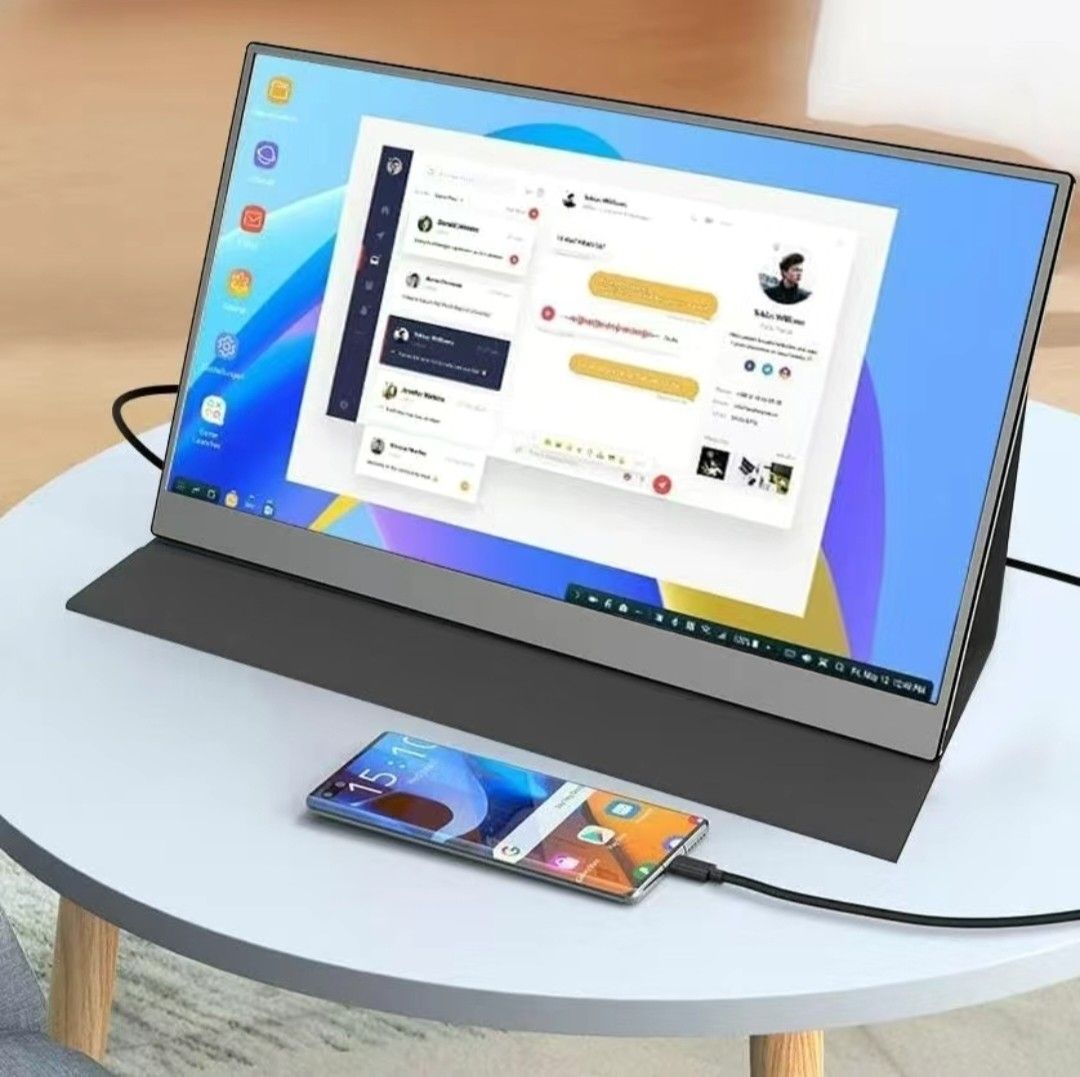 [1 YEAR WARRANTY] 15.6 Inch 1080p FHD Lightweight Portable Mini Monitor ...