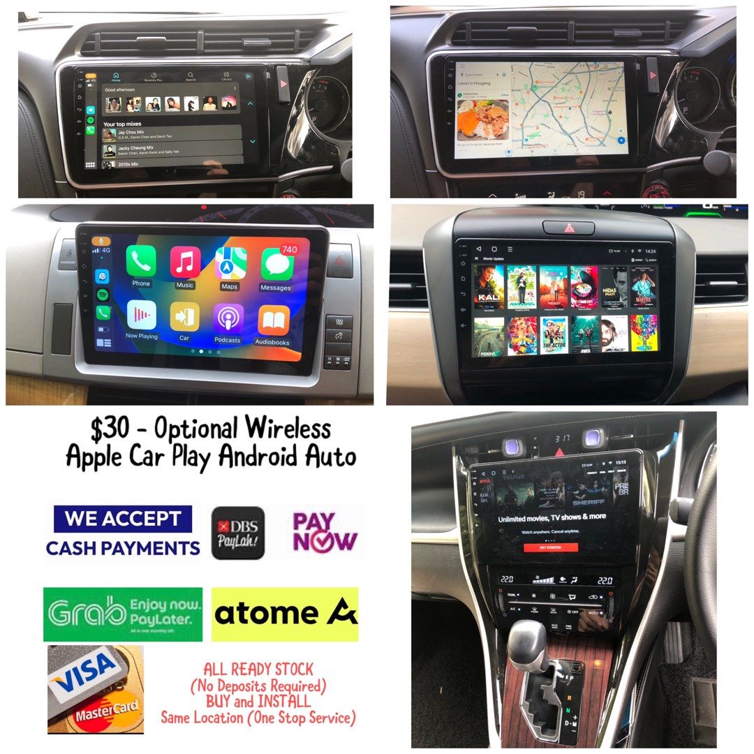 $238 (Latest QLED) with INSTALLATION - Honda Jazz Fit Vezel Toyota ...