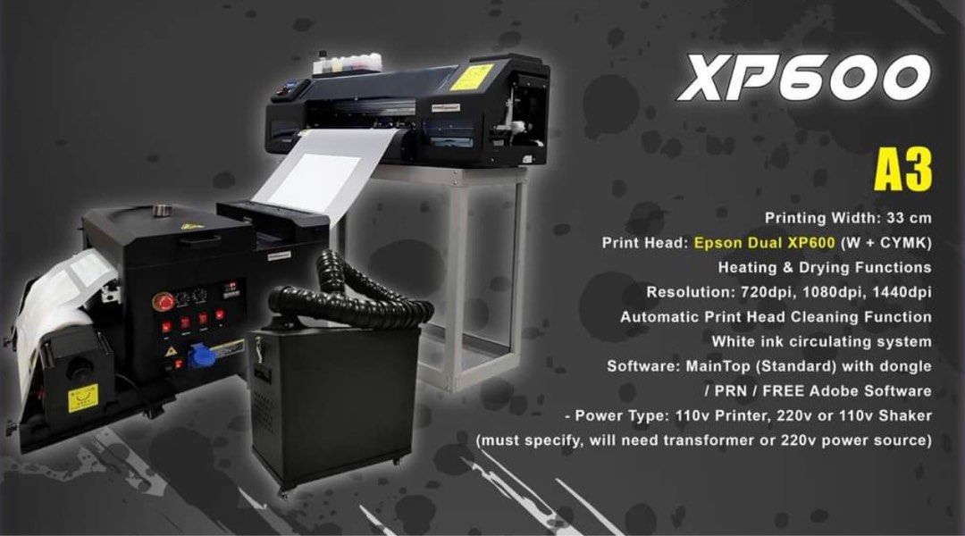 A3 DTF PRINTER XP600, Computers & Tech, Printers, Scanners & Copiers on ...