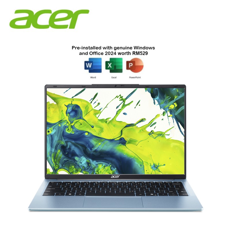 Acer Aspire Lite 14 AL14-32P-39NW/39R3 Laptop (Fresh Blue/Pure Silver ...