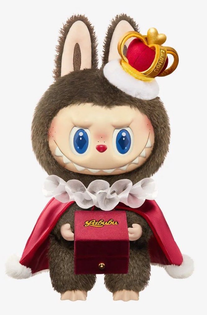 Authentic POP MART THE MONSTERS dark brown secret Labubu king popmart ...