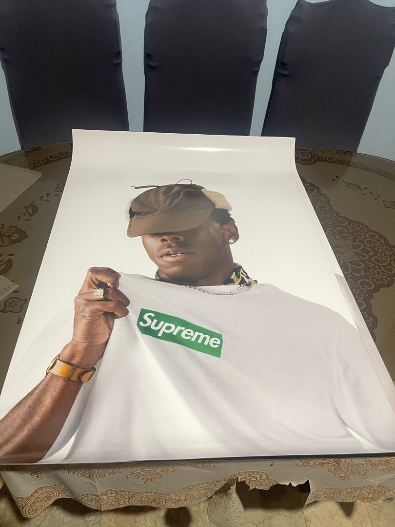Authentic Supreme x Tyler Campaign Poster, Hobbies & Toys, Memorabilia ...