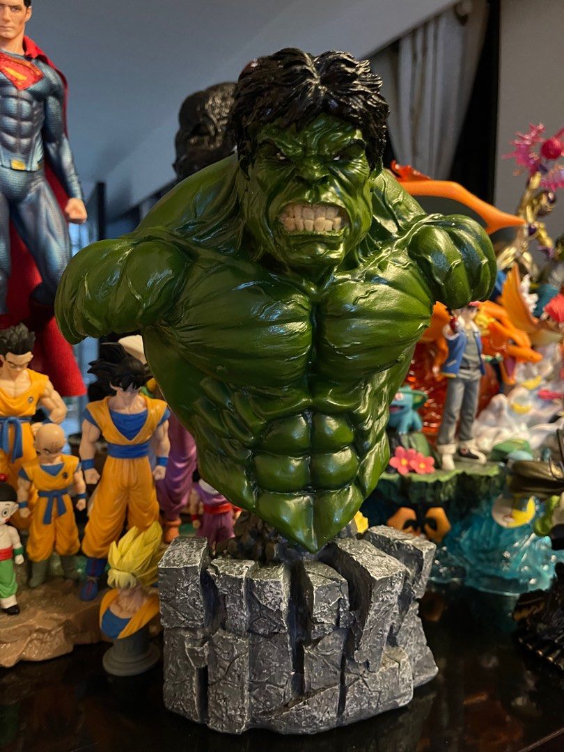 Brand New Marvel The Incredible Hulk Head Statue (Rare), Hobbies & Toys ...