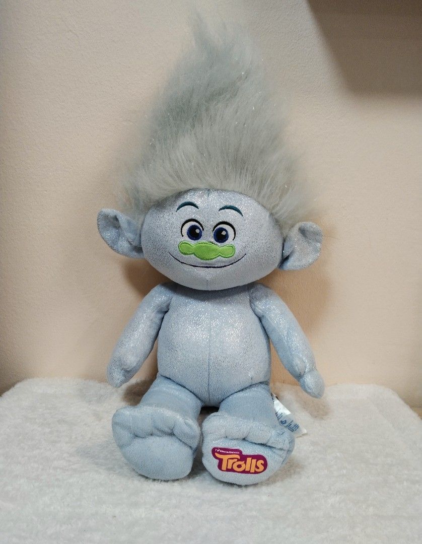 Build A Bear DreamWorks Trolls Guy Diamond Plush Toy, Hobbies & Toys ...