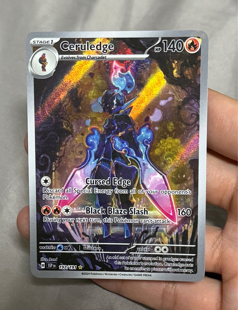 Ceruledge IR (Surging Sparks), Hobbies & Toys, Toys & Games on Carousell