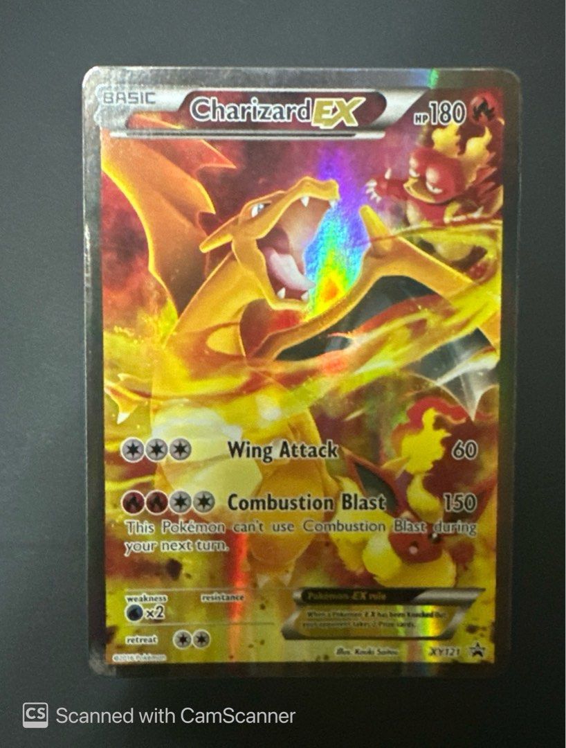 Charizard Ex promo from XY generation XY121 pokemon tcg trading card ...
