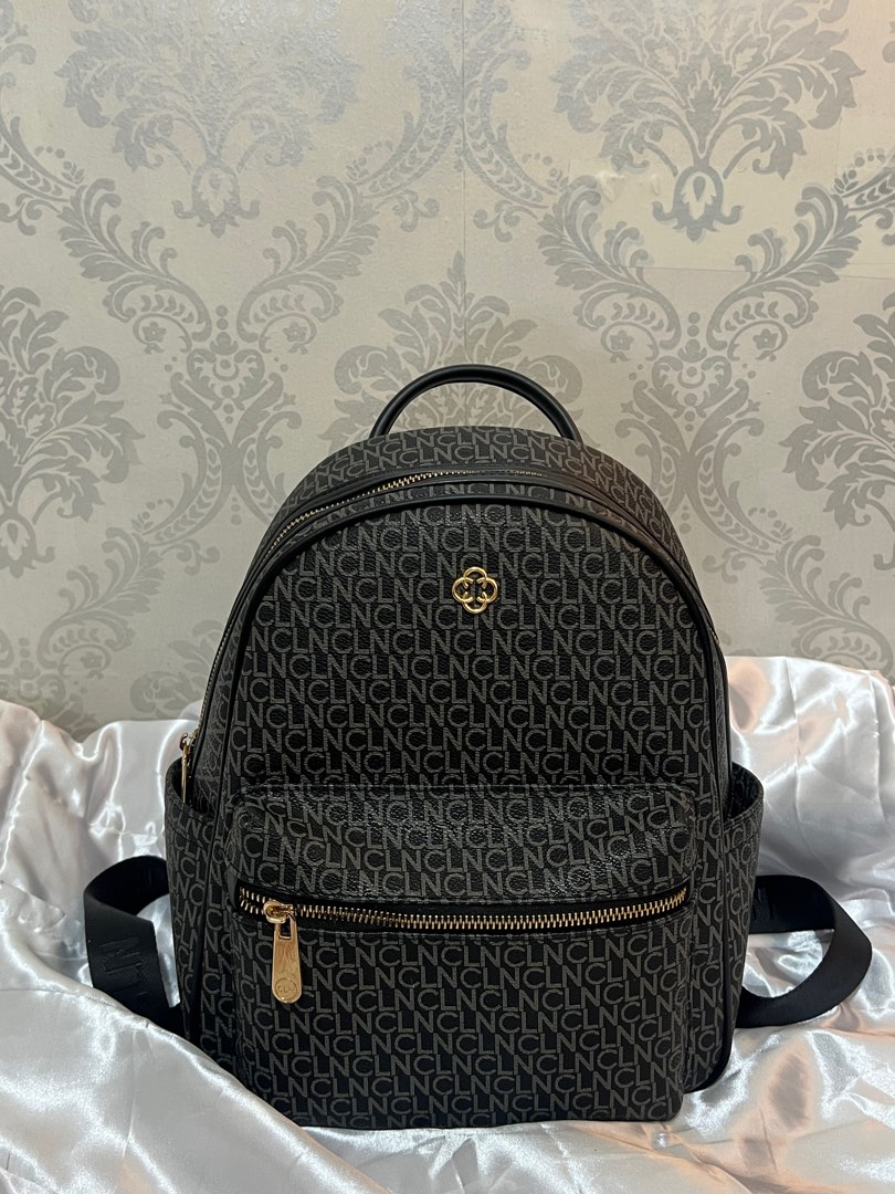 CLN Backpack Black Monogram, Women's Fashion, Bags & Wallets, Backpacks ...