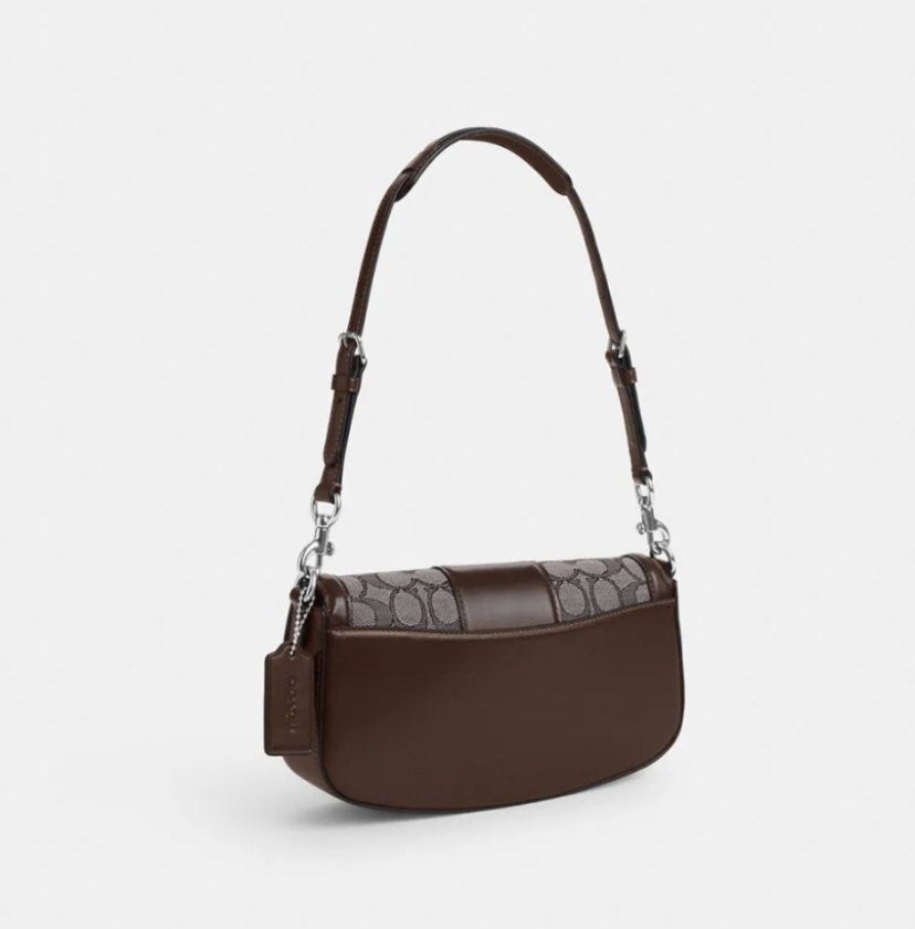 Coach Andrea Small Shoulder Bag in Signature Jacquard, Luxury, Bags ...