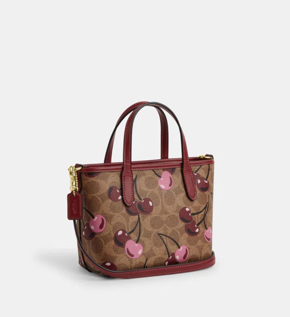Coach Cherry Tote Bag, Women's Fashion, Bags & Wallets, Cross-body Bags ...