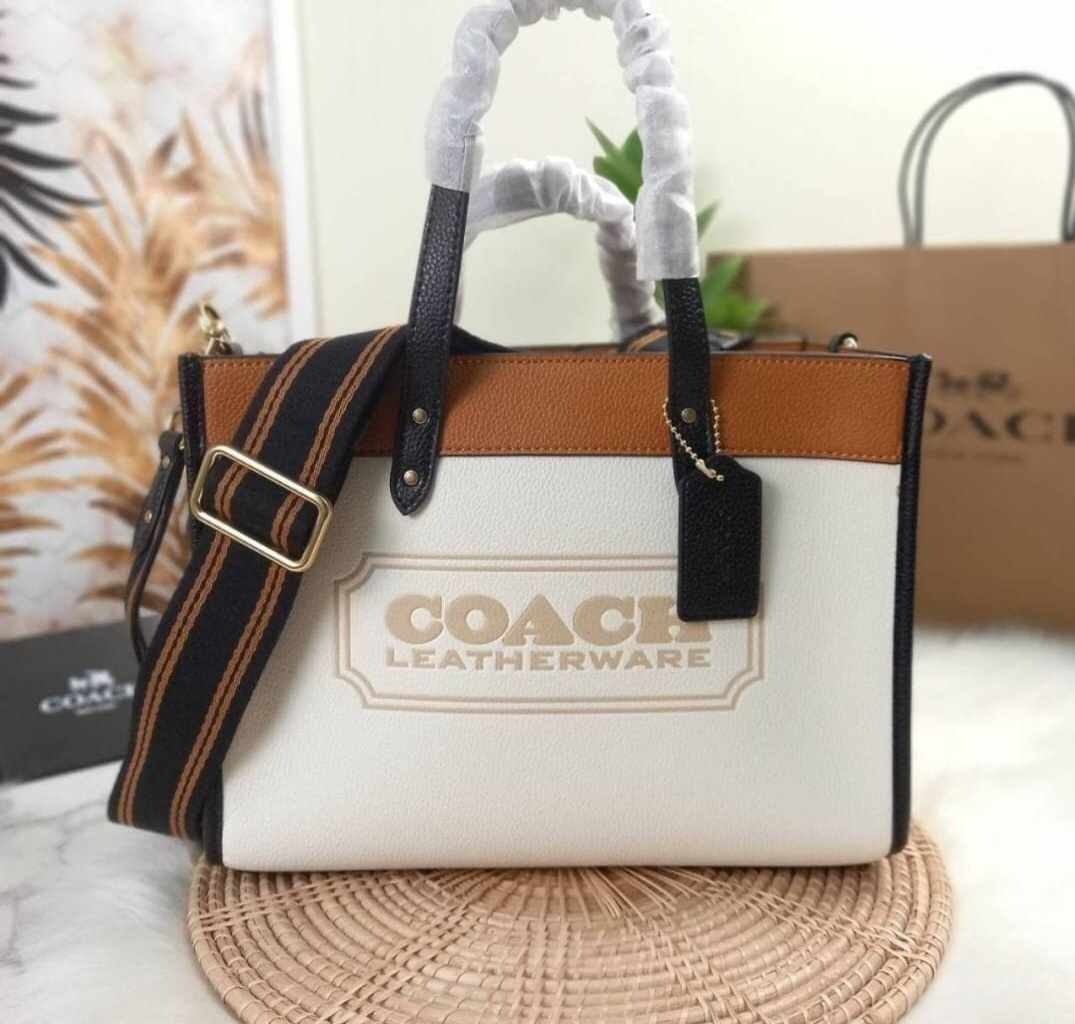 Coach Field Tote 30 In Colorblock With Coach Badge C0777, Luxury, Bags ...