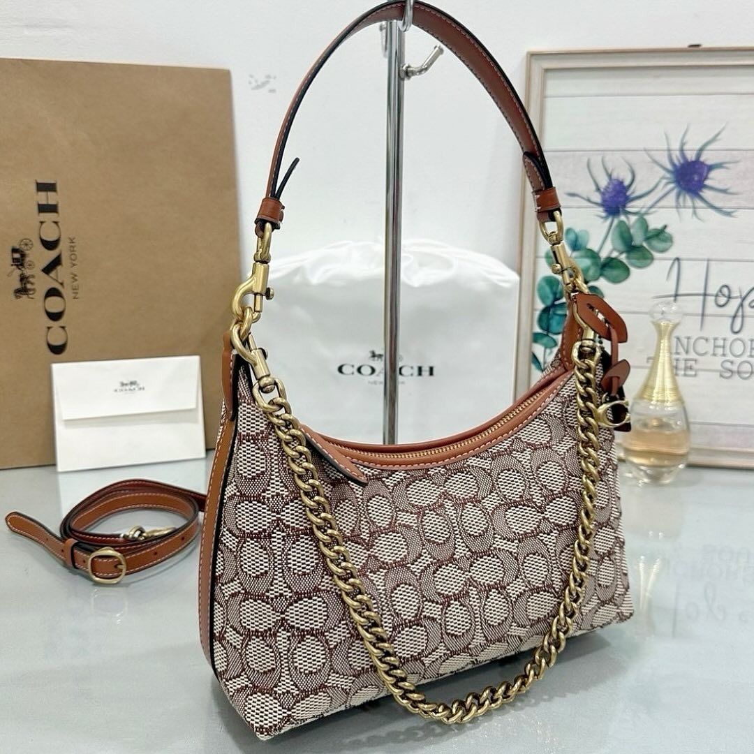 Coach Juliet Shoulder Bag 25 In Signature Textile Jacquard CY830 ...