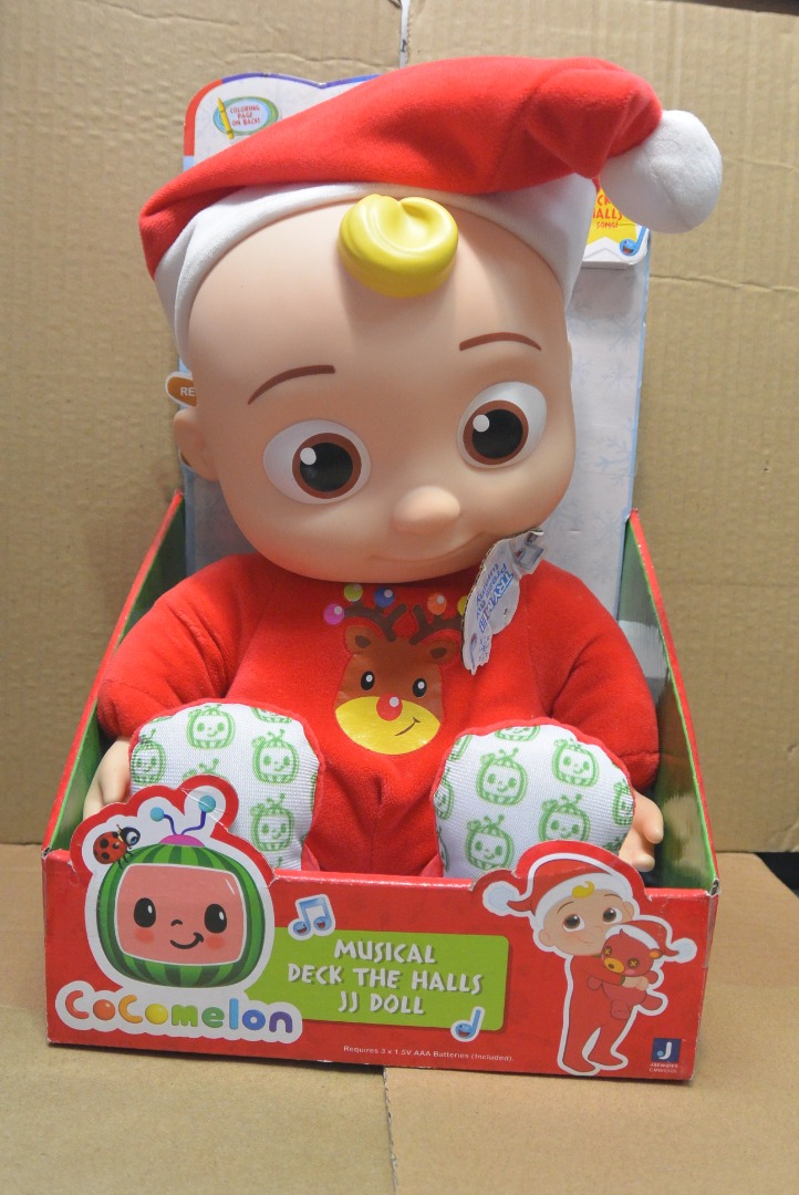 Cocomelon Rolo Plush (Deck the Halls JJ Doll), 興趣及遊戲, 玩具 & 遊戲類 - Carousell
