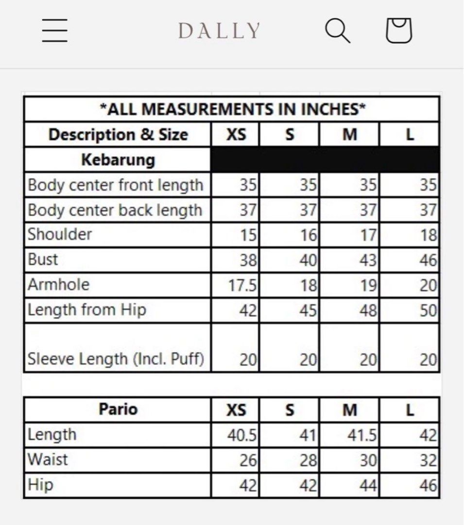 Dally Kl Kebarung And Pario Set Black Raya Collection, Women's Fashion, Muslimah Fashion, Baju ...