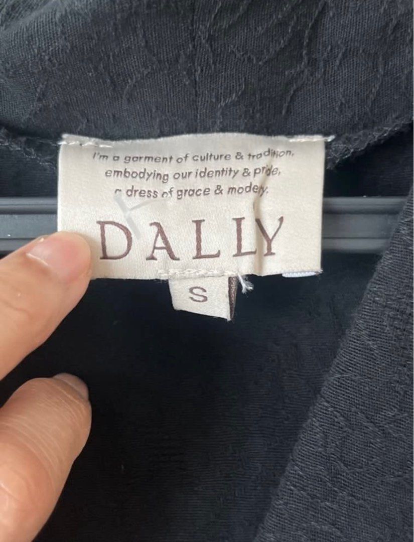 Dally Kl Kebarung And Pario Set Black Raya Collection, Women's Fashion, Muslimah Fashion, Baju ...