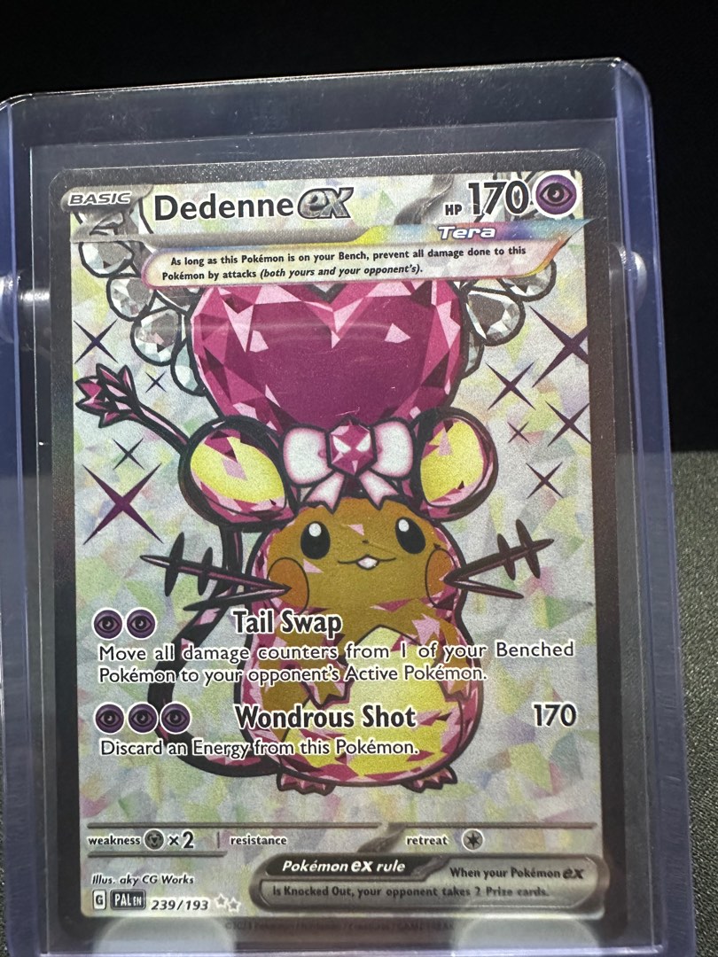 Dedenne Ex Pokemon Paldea Evolved Full Art Rare, Hobbies & Toys, Toys ...
