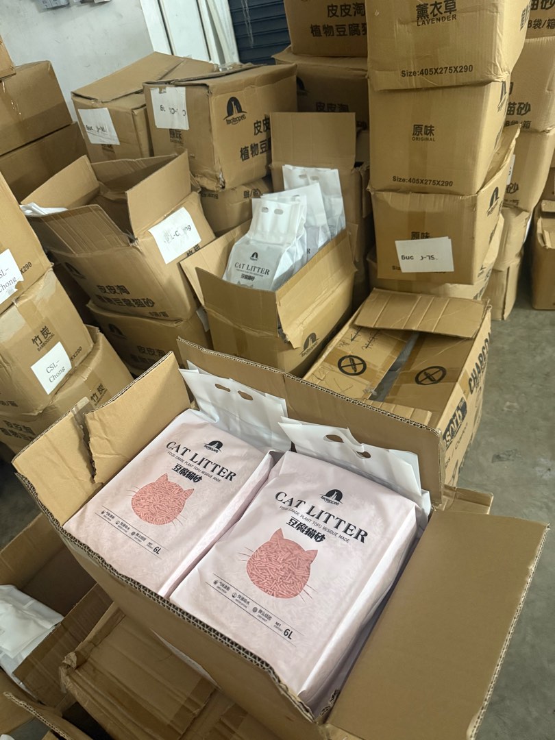 Deflated Tofu Cat Litter, Pet Supplies, Homes & Other Pet Accessories ...