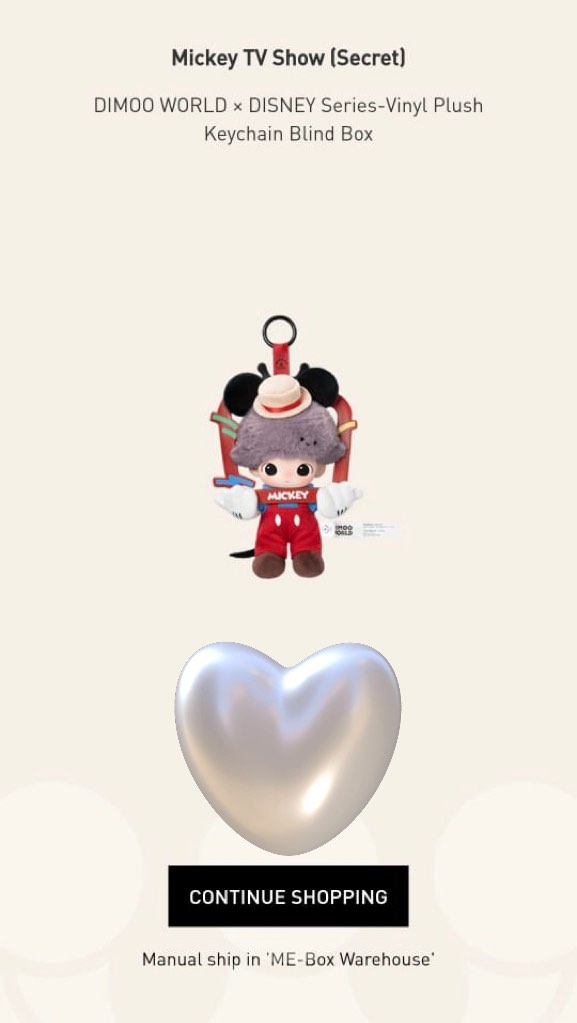 Dimoo World Disney Secret, Hobbies & Toys, Toys & Games on Carousell