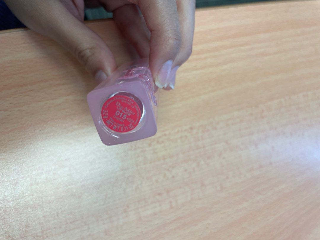 Dior lip balm cherry, Beauty & Personal Care, Face, Makeup on Carousell
