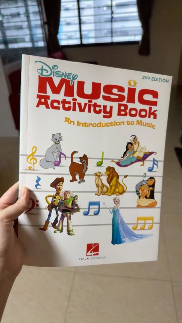 Disney Music Activity Book 2nd Edition, Hobbies & Toys, Books ...