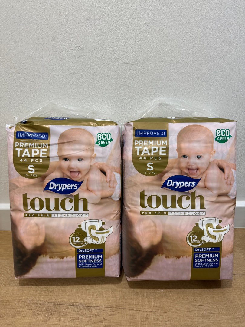 Drypers Touch Baby Diapers S44, Babies & Kids, Bathing & Changing ...