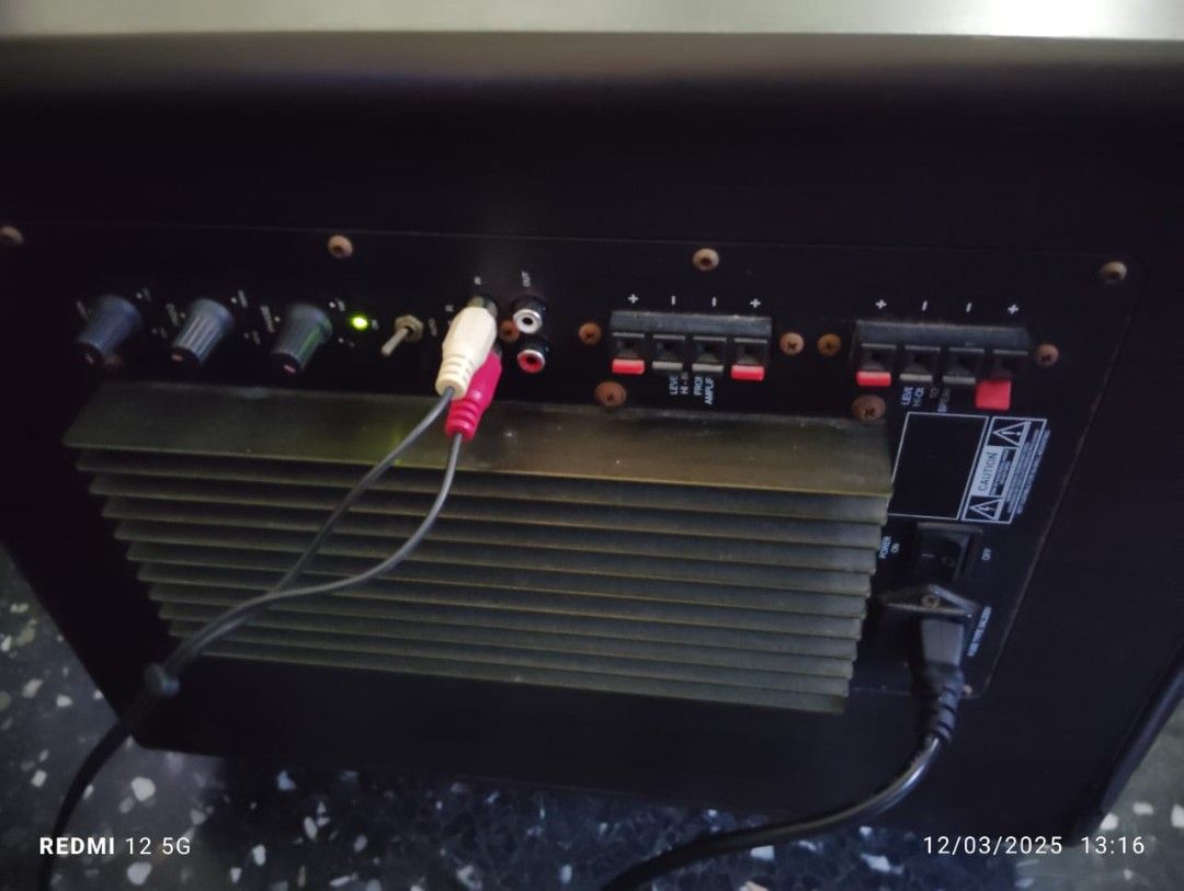 DYNAMAX 12" Actived Subwoofer, Audio, Soundbars, Speakers & Amplifiers ...