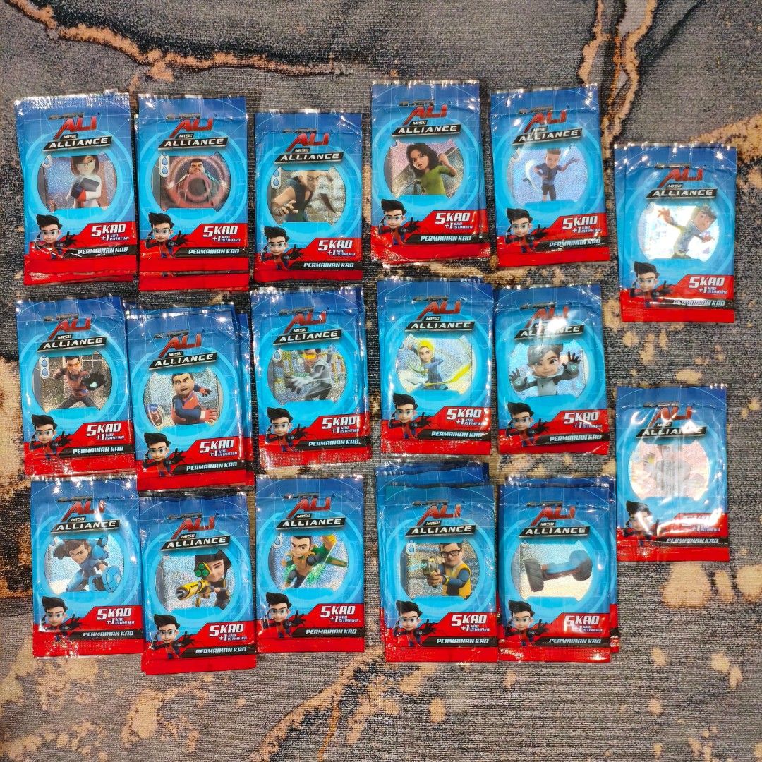 Ejen Ali Card Misi Alliance, Hobbies & Toys, Toys & Games on Carousell
