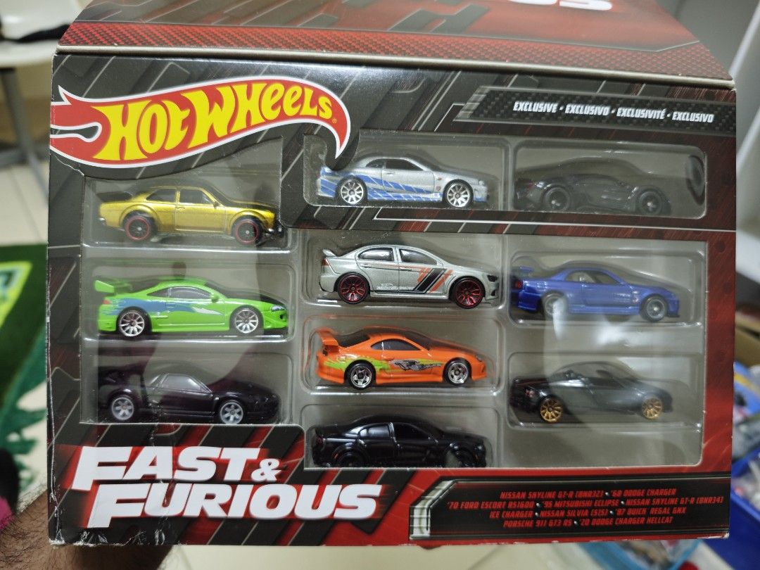 Fast and Furious FNF Hotwheels Nissan Skyline R34 Supra, Hobbies & Toys ...