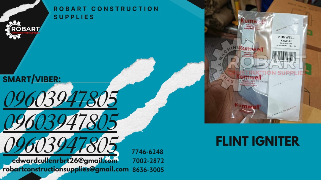 Flint Igniter Kumwell, Commercial & Industrial, Construction Tools ...