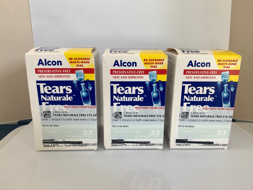 (Free delivery) Alcon naturale free eye drops, Beauty & Personal Care ...