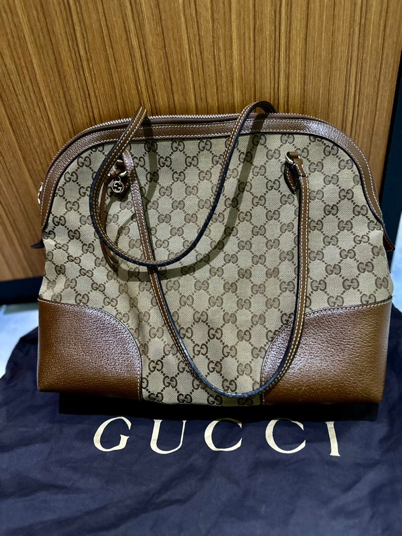 Gucci monogram bree medium, Barang Mewah, Tas & Dompet di Carousell