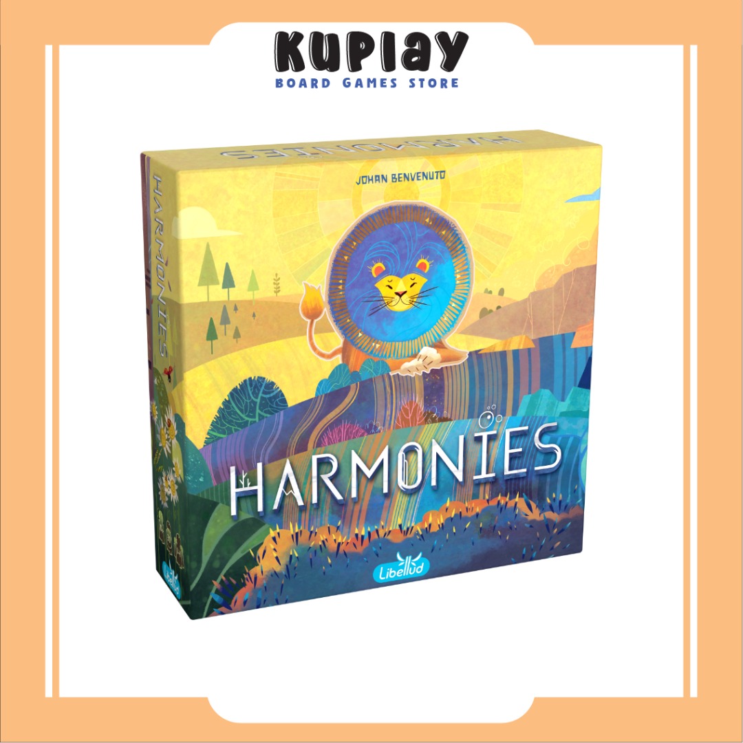 Harmonies + include free Promo Pack (Original) Animals environment tile placement board game ...