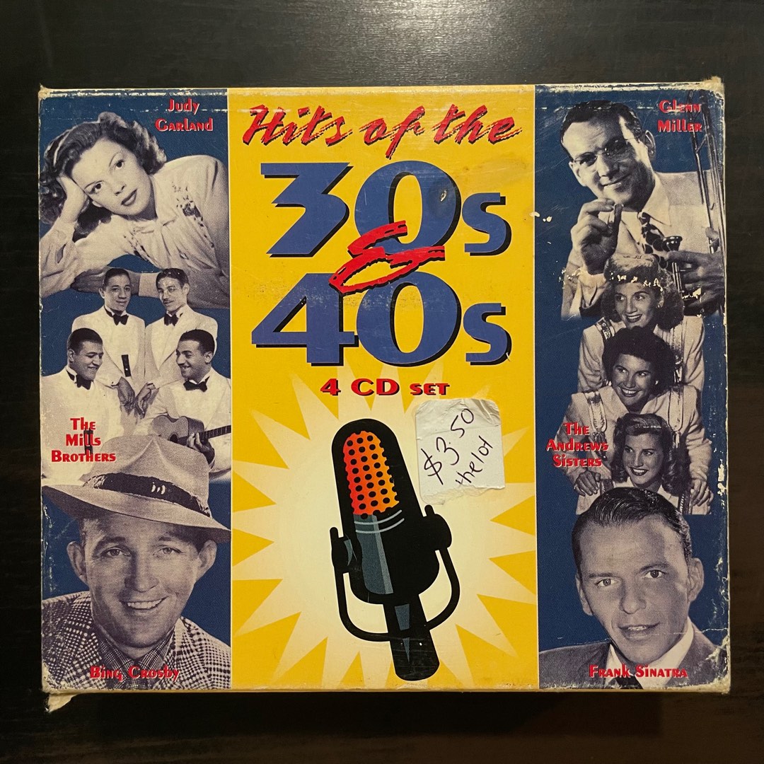Hits of the 30s & 40s (4 CD Set) (Box Aus), Hobbies & Toys, Music ...