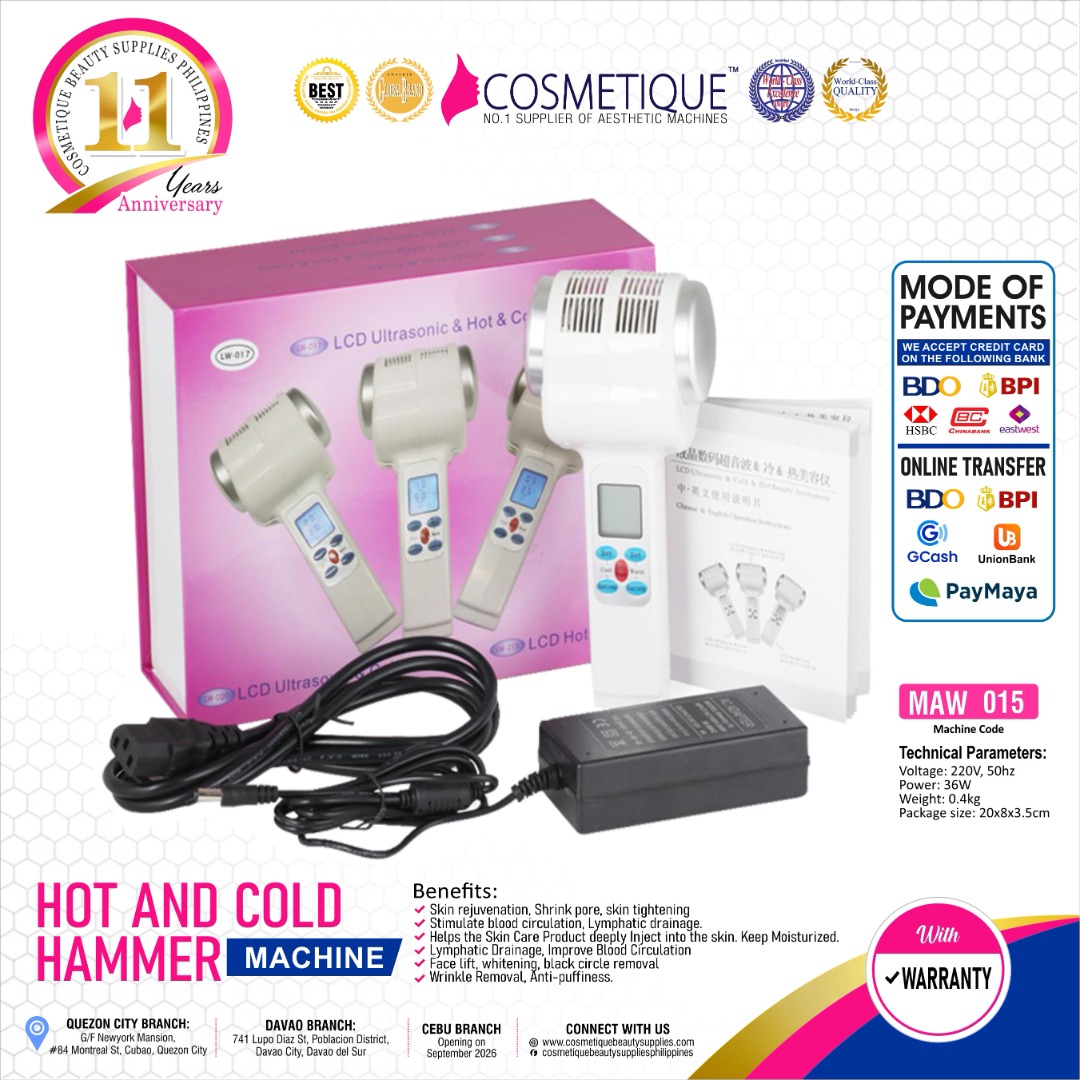 Hot and Cold Hammer Facial Machine, Beauty & Personal Care, Face, Face ...