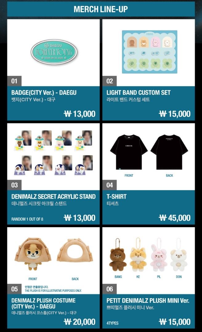 [htb] day6 forever young in daegu concert merch (offline), Hobbies ...