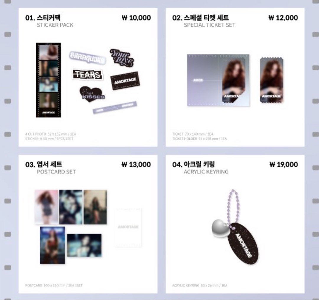 Jisoo Amortage Pop Up Store In Tokyo Official Goods, Hobbies & Toys, Memorabilia & Collectibles ...