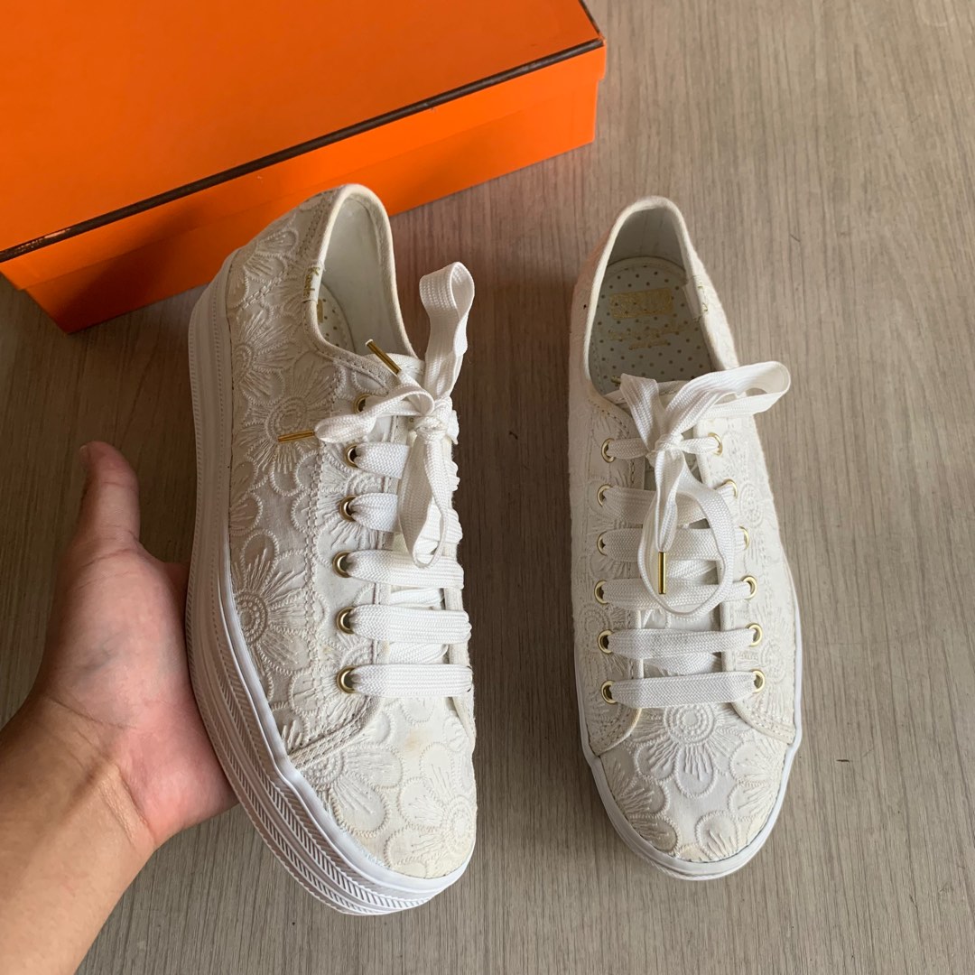 Keds x kate spade original size 40, Fesyen Wanita, Sepatu di Carousell