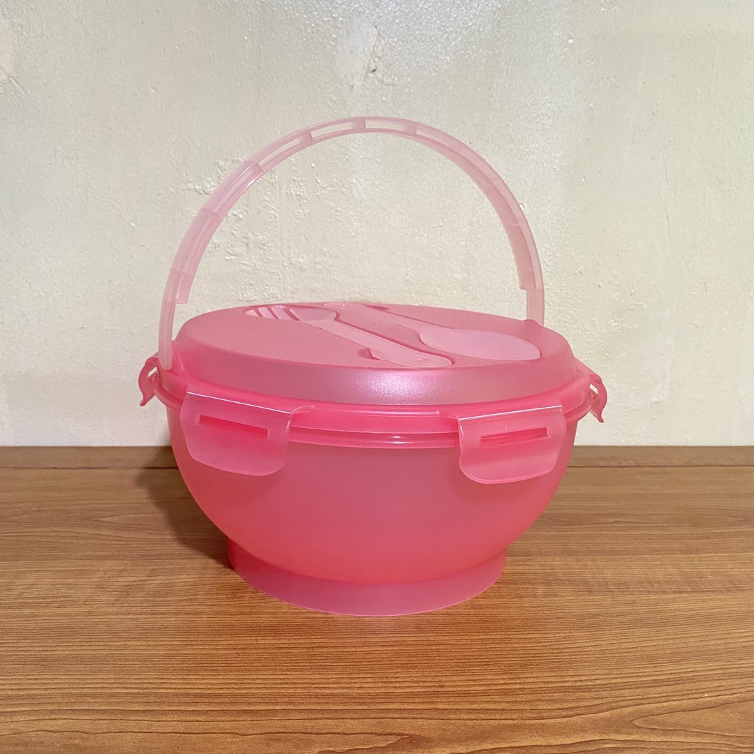 KITCHEN MAGIK PINK MULTIPURPOSE SERVING BOWL SET, Furniture & Home ...