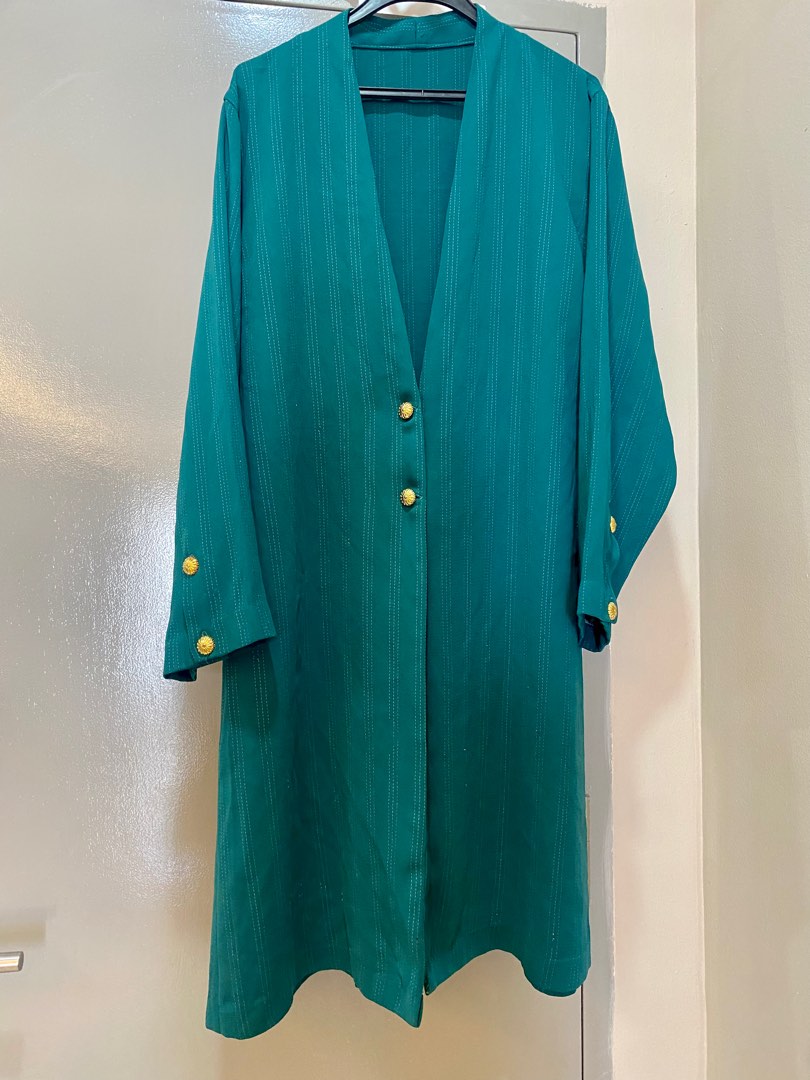 Klasik kebaya traditional/retro color green turquoise with green ...