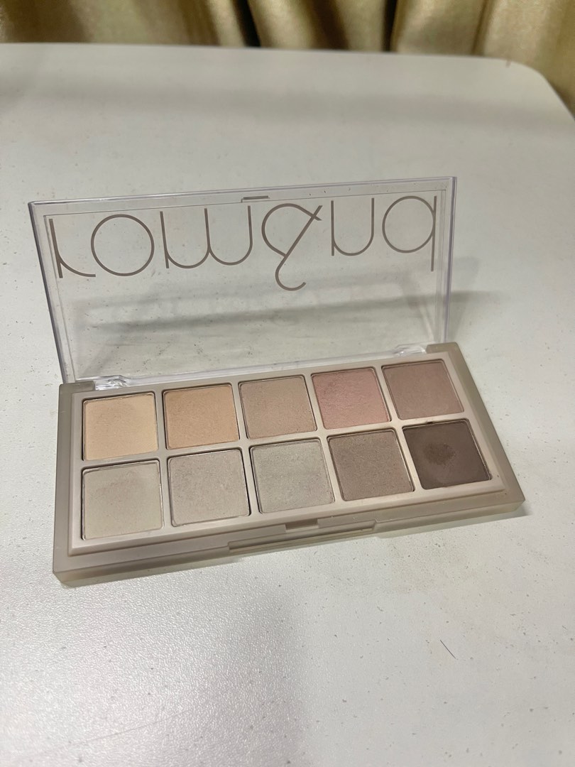 Korea Romand Dusty Fog Garden Neutral Cool Eyeshadow Palette, Beauty ...