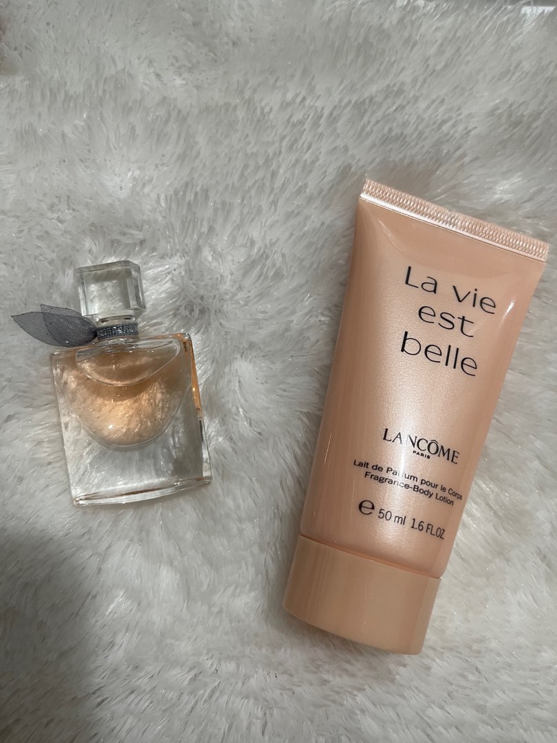 Lancome La Vie Est Belle Duo Set, Kesehatan & Kecantikan, Parfum, Kuku ...