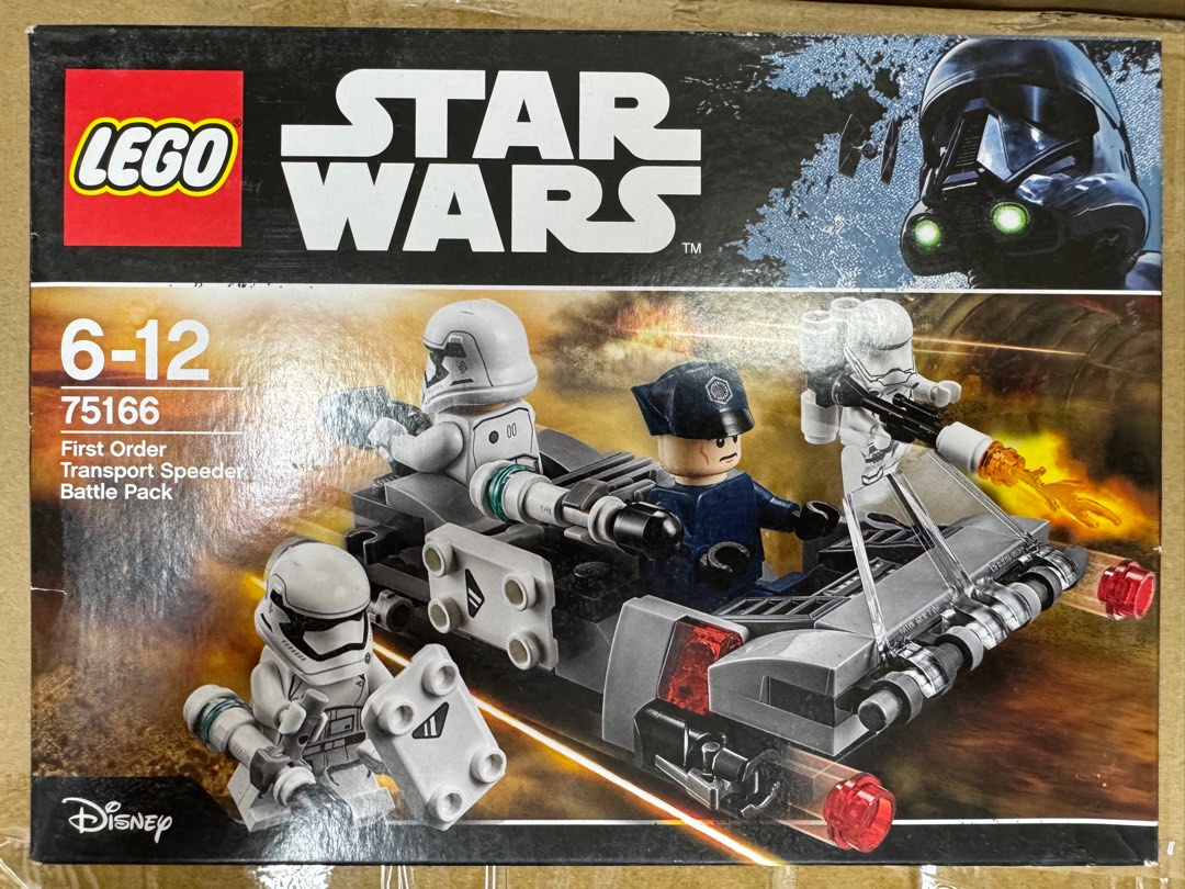 全新Lego 75166 Star Wars First Order Transport Speeder Battle Pack, 興趣及遊戲 ...