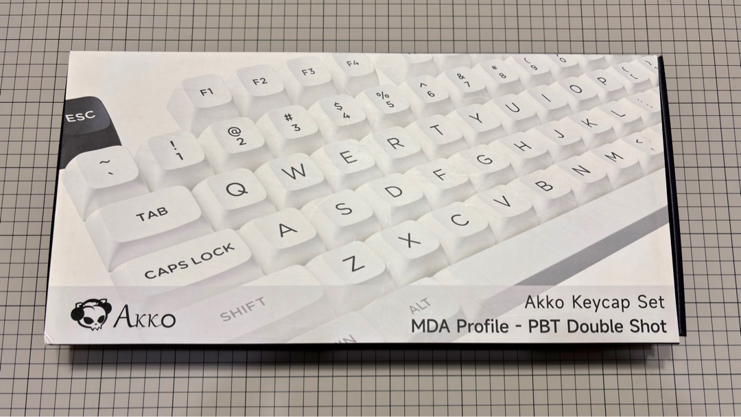 [Like New] Akko MDA Keycap Set BOW 227 Pcs, Computers & Tech, Parts ...