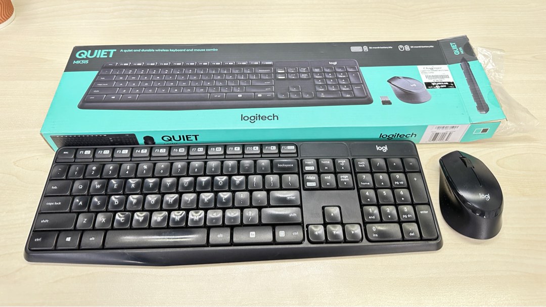 Logitech MK315 keyboard with mouse set, Computers & Tech, Parts ...