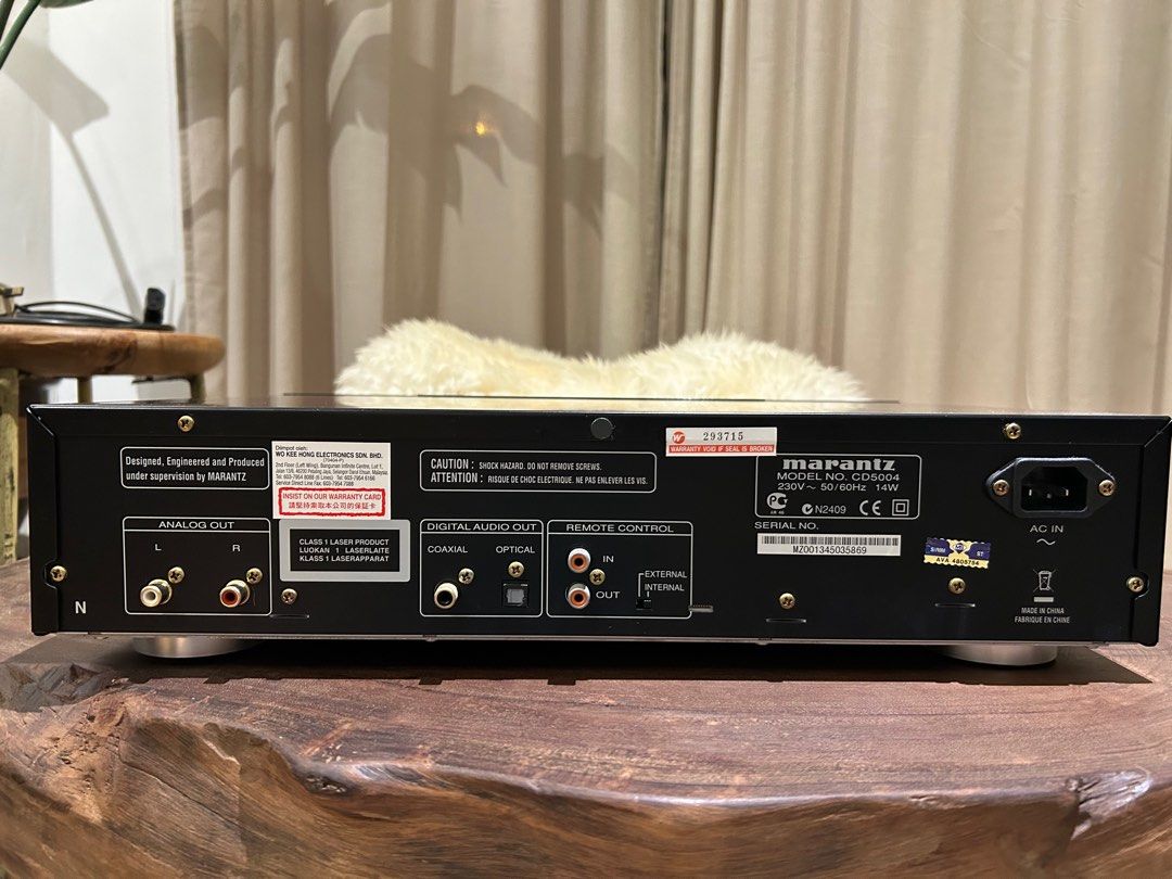 Marantz 5004 CD player, Audio, Other Audio Equipment on Carousell